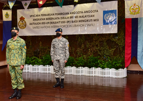 News - FLAG HANDING OVER CEREMONY OF RBAF PERSONNEL...